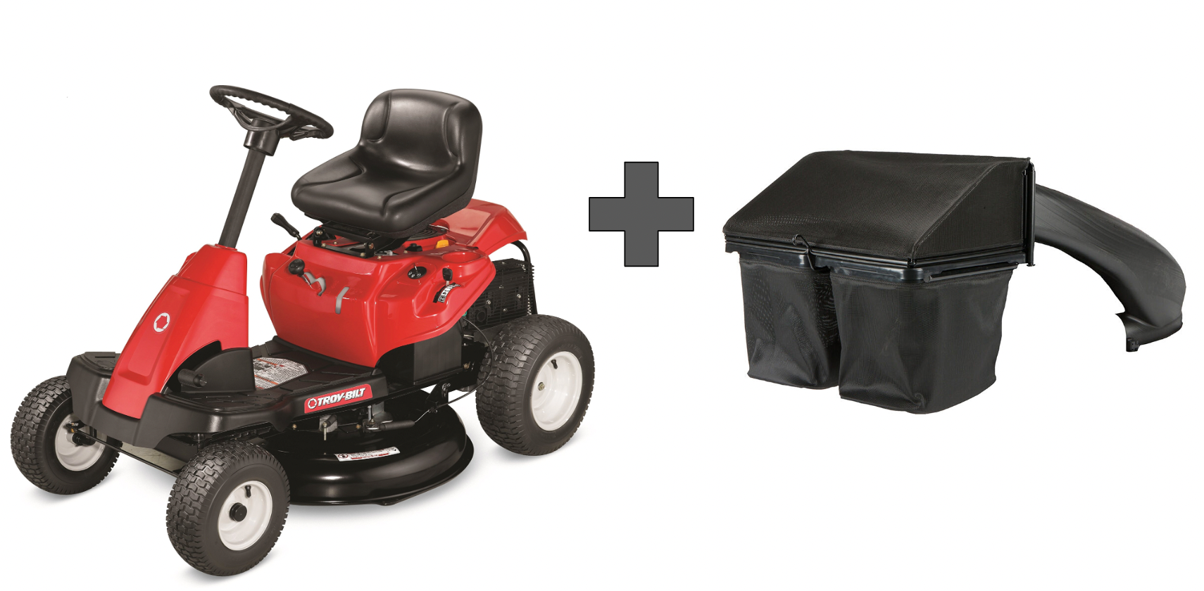 Troy-Bilt TB30B With Double Bagger (19A30014OEM) | Neighborhood Riding ...
