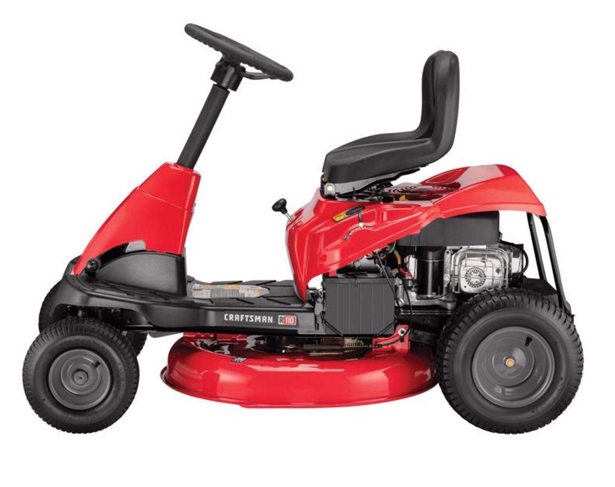 CRAFTSMAN R110 | 30-in Riding Lawn Mower | 10.5-HP Briggs and Stratton ...