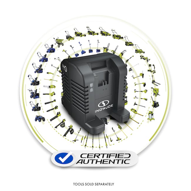 Restored Snow Joe + Sun Joe 24VCHRG-HS-DPC | 24V IONMAX Dual Port High ...