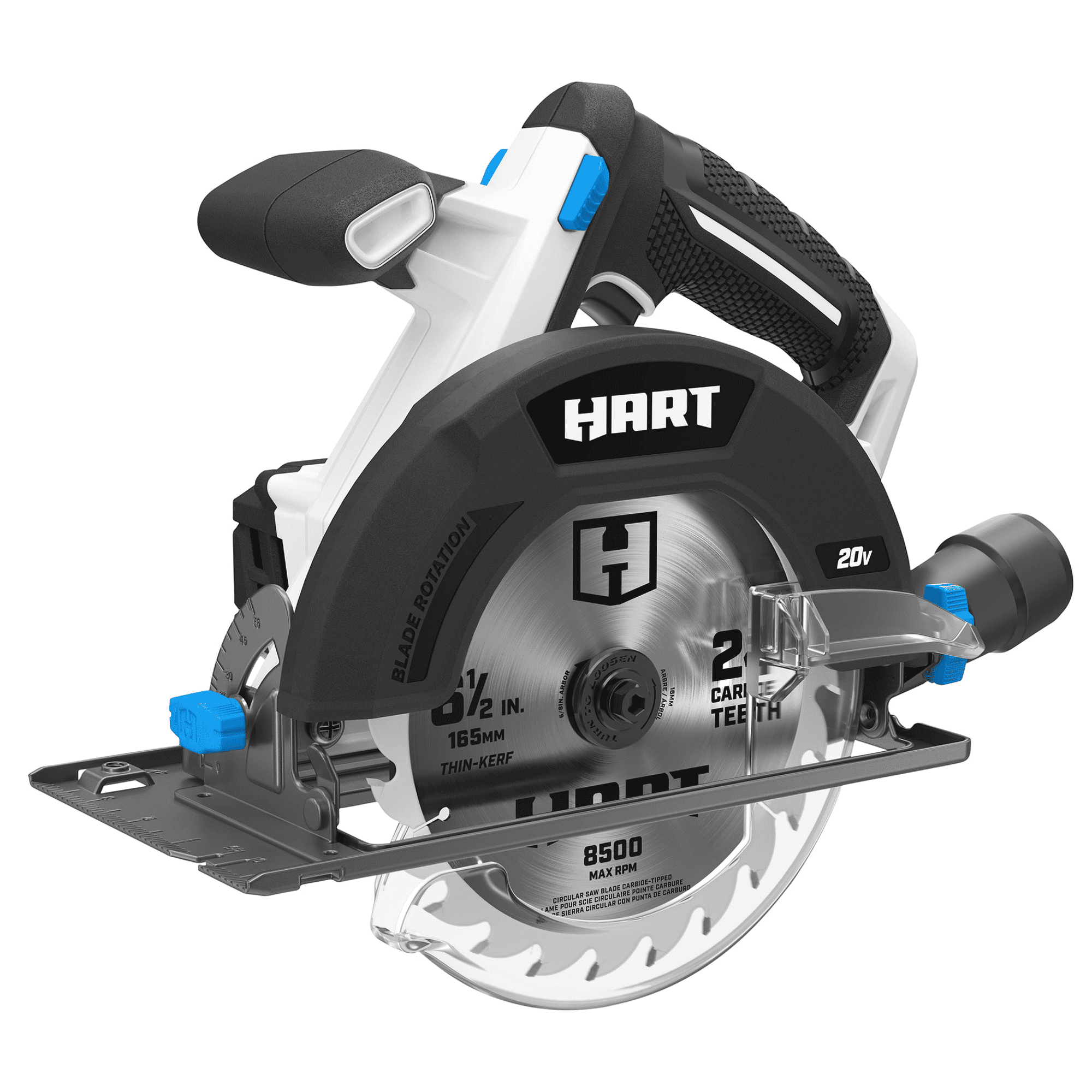 Restored Scratch and Dent HART 20V Cordless 6.5-Inch Circular Saw (Bat ...